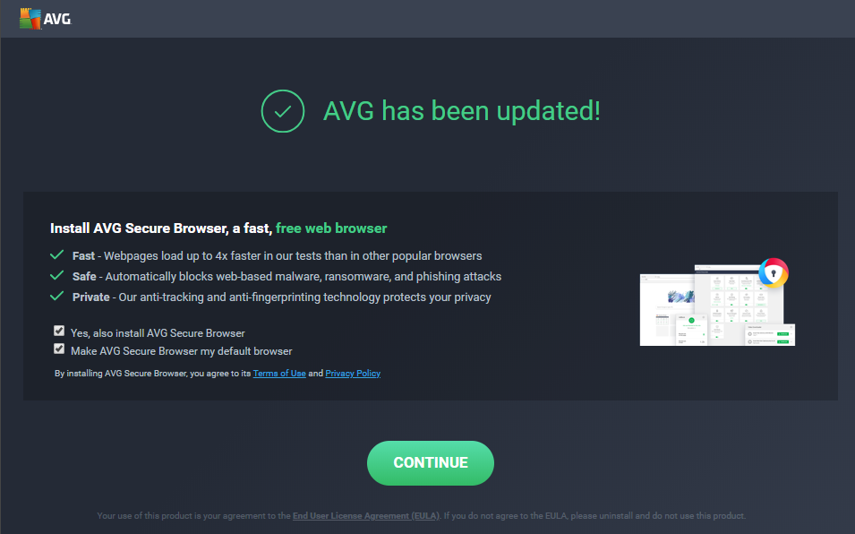 "AVG Secure Browser" - Legit or malicious? | AVG