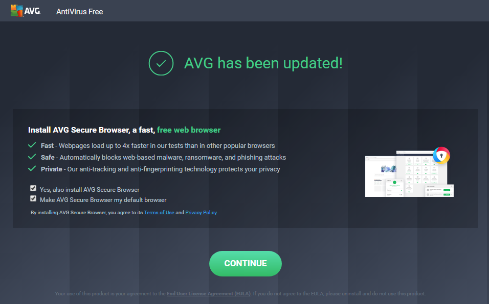 "AVG Secure Browser" - Legit or malicious? | AVG