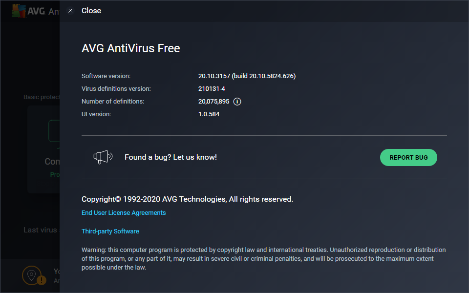 AVG is stealing focus from my apps again | AVG