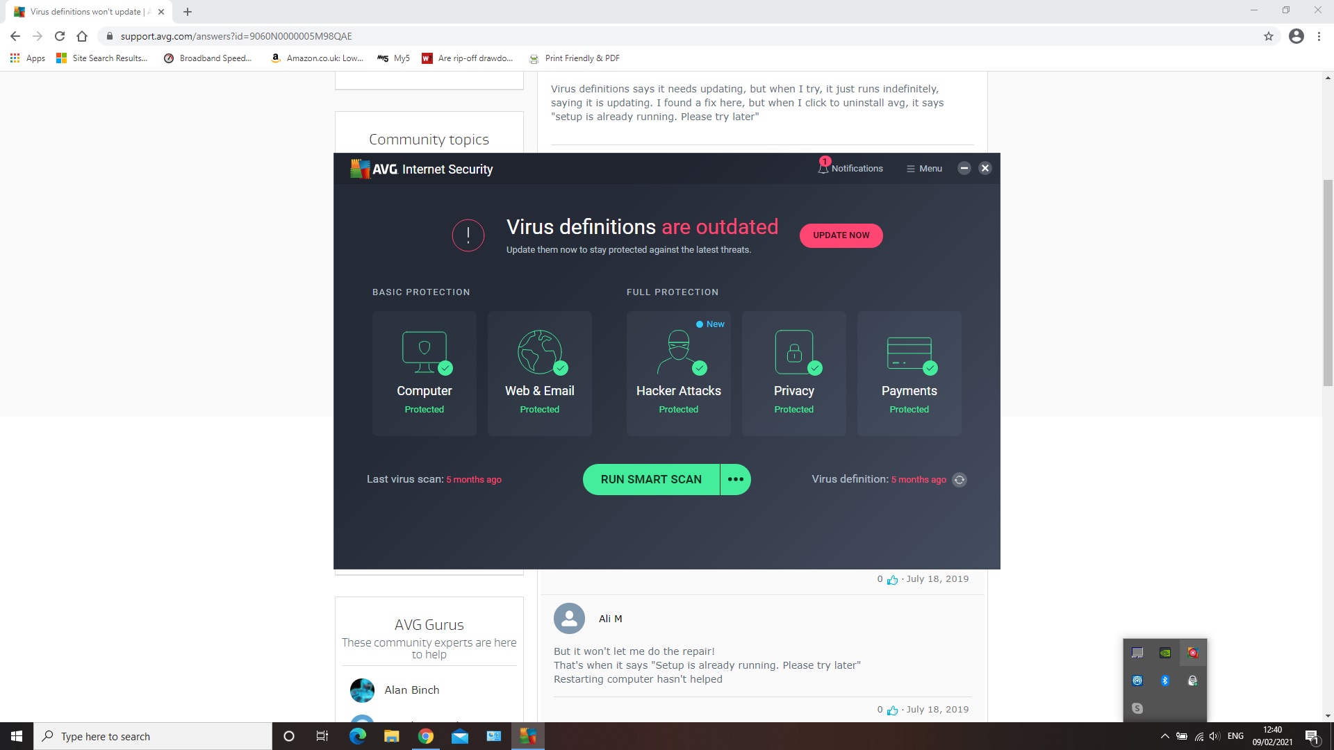 Virus Definition Updates. | AVG