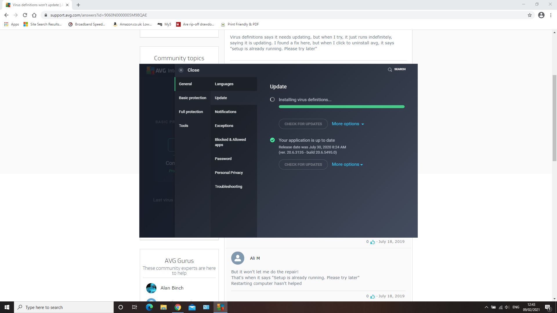 Virus Definition Updates. | AVG